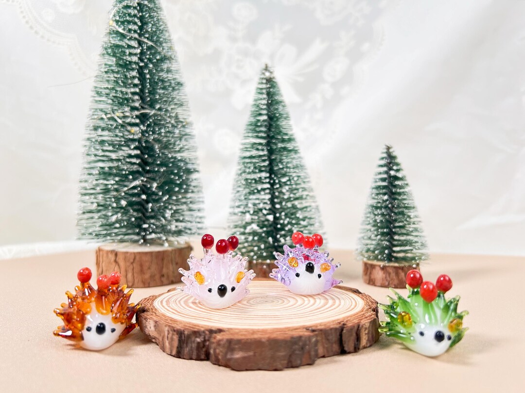 Glass Hedgehog, Hedgehog Statue, Glass Art Sculpture, Glass Animals ...