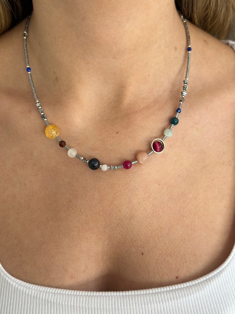 Solar System Necklace - Etsy