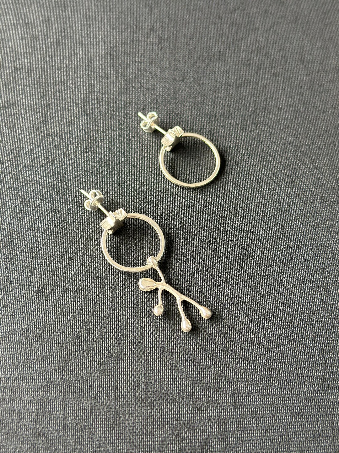 Silver Stickman Earring Stickman and Star Earring Silver Star Earring ...