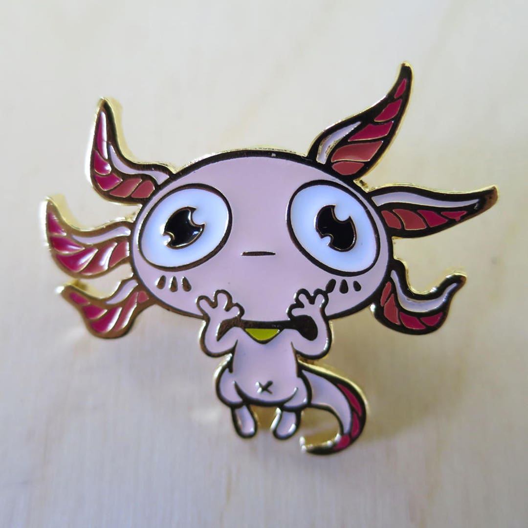 Axolotl Enamel Pin - Etsy
