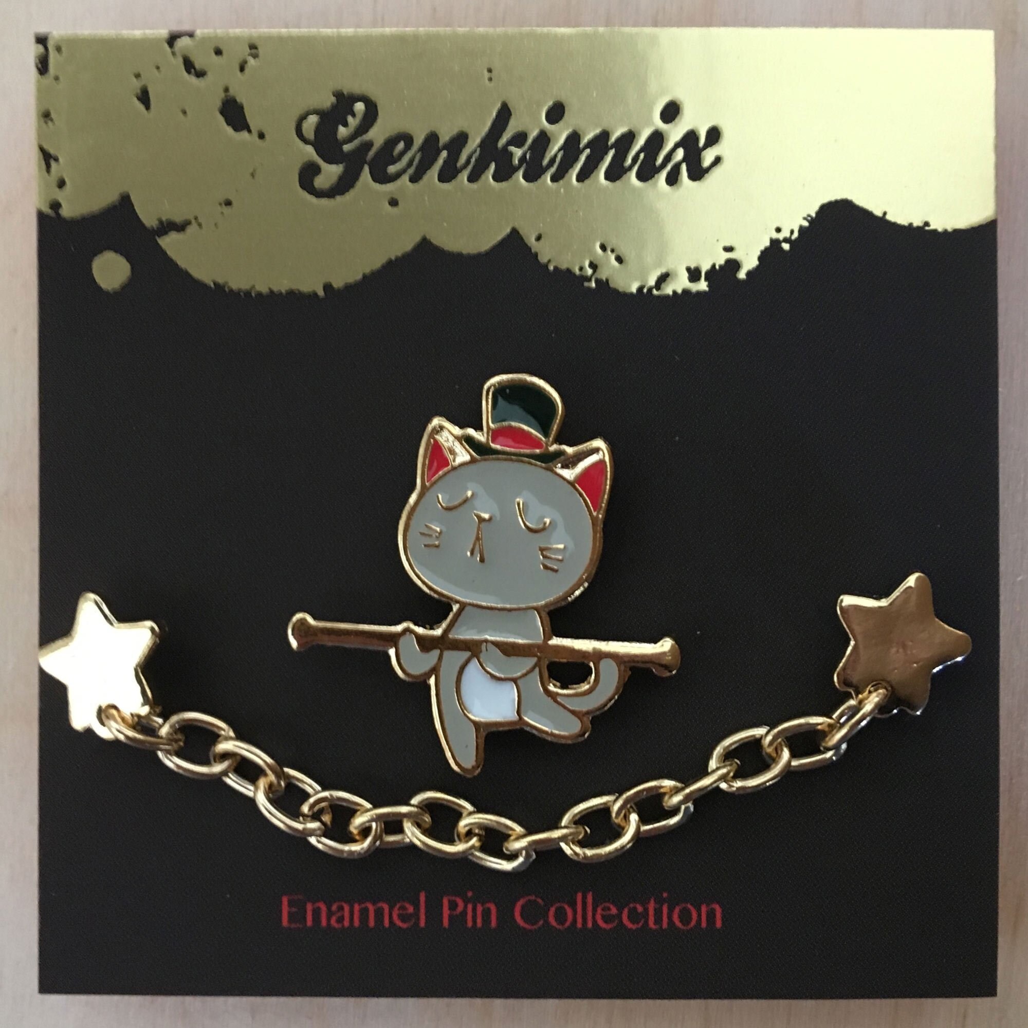Circus Tightrope Walking Cat - Enamel Pin - Etsy
