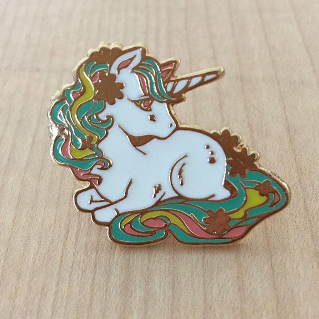 Rainbow Unicorn - Enamel Pin - Etsy
