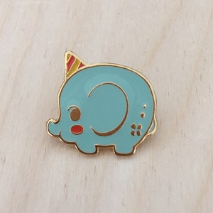 Circus Elephant - Enamel Pin - Etsy