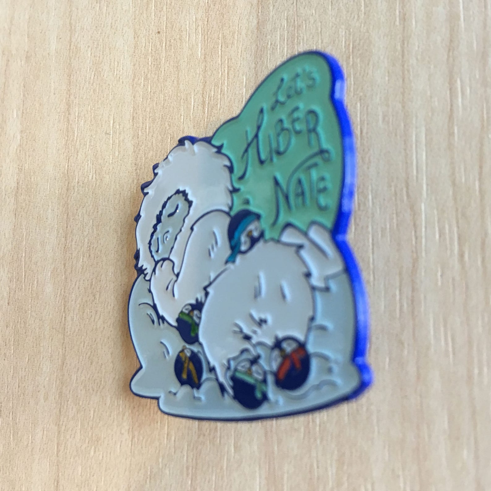 Baby Yeti & Pygmy Penguins let's Hibernate - Etsy