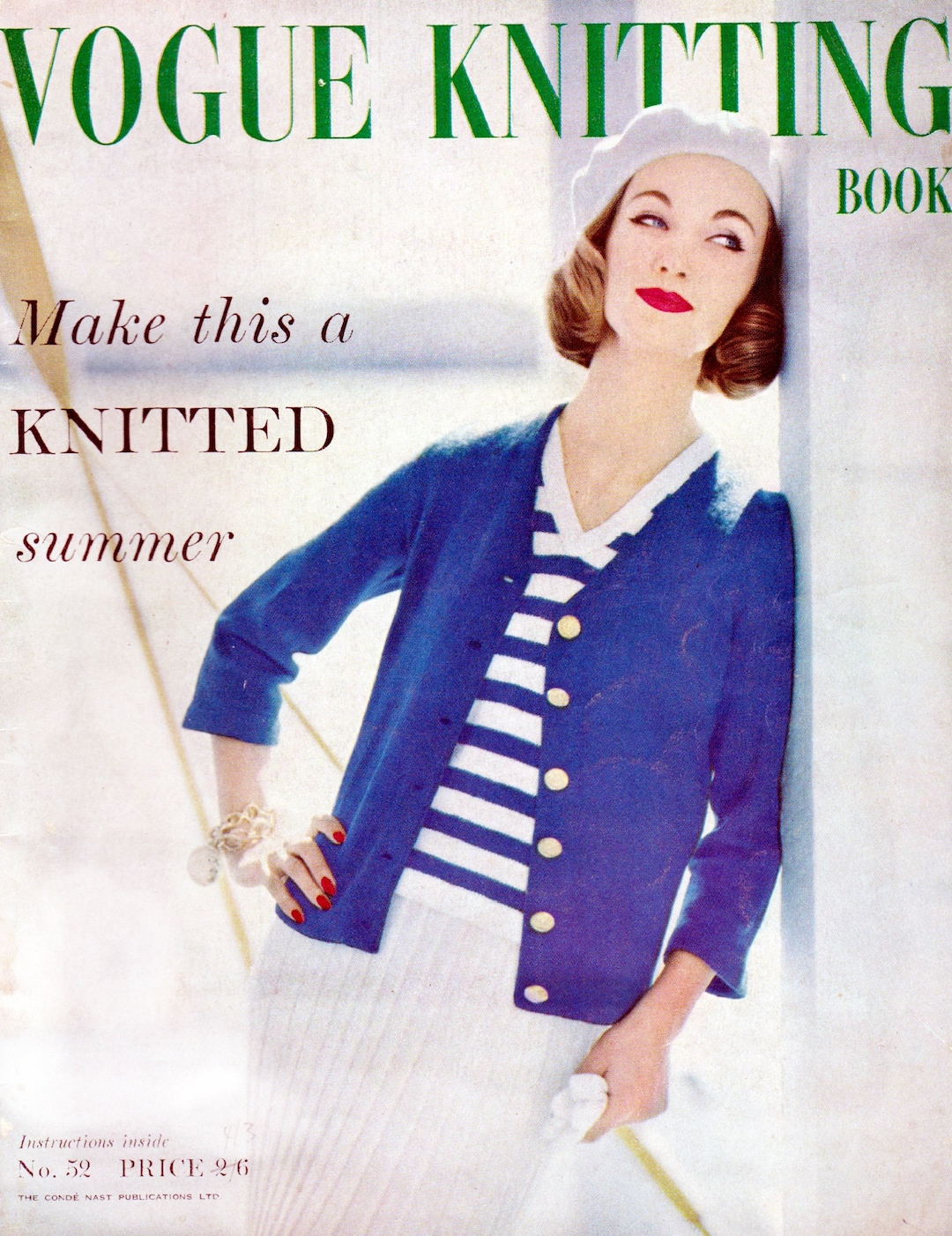 1958 Vogue Knitting Magazine UK, Summer Fashion Patterns (PDF) - Etsy UK