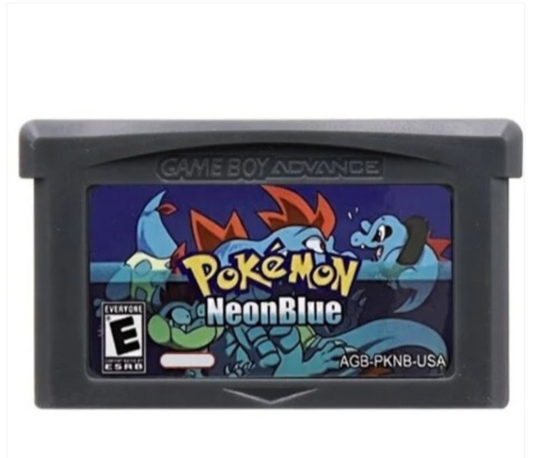Pokemon Neon Blue for Gameboy Advance - Etsy
