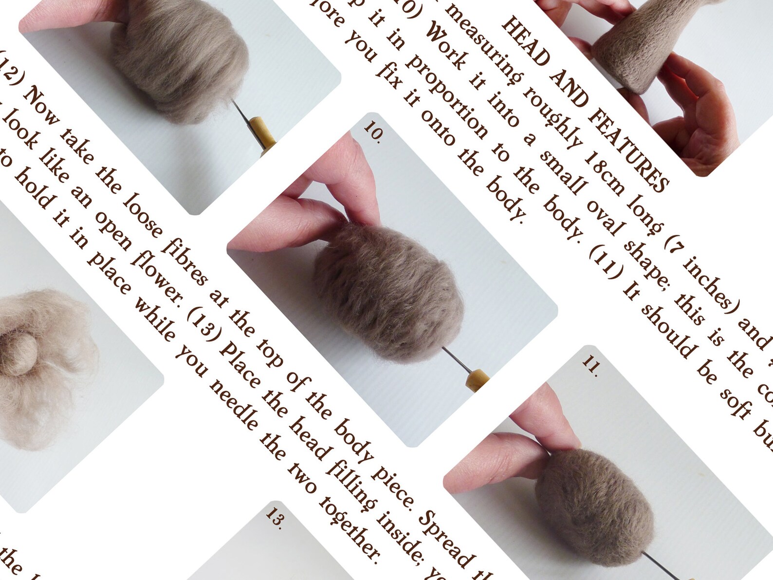 PDF File for Needle Felted Cat Pattern, Needle Felted Cat, Needle Felt ...