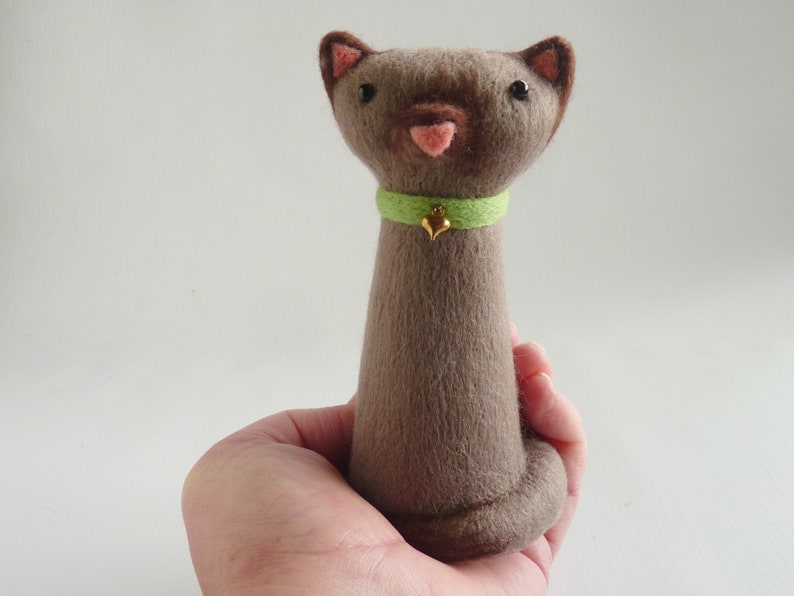 PDF File for Needle Felted Cat Pattern Needle Felted Cat - Etsy