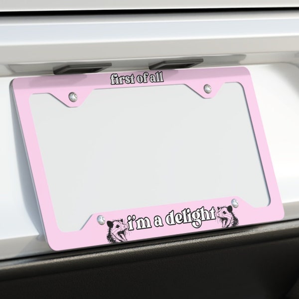 Funny License Plate Frames - Etsy