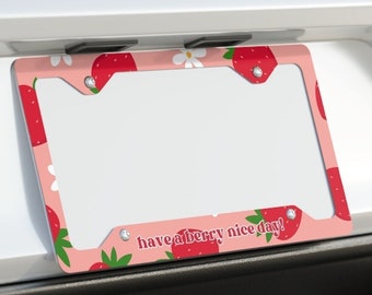 Just A Girl Cute License Plate Frame Gen Z New Driver Gifts Cute Car ...