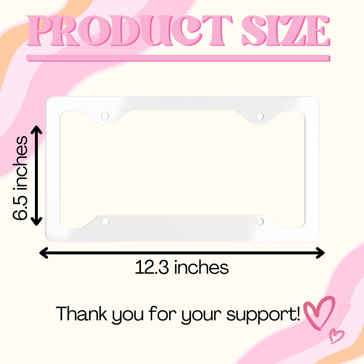 Just A Girl Cute License Plate Frame Gen Z New Driver Gifts Cute Car ...