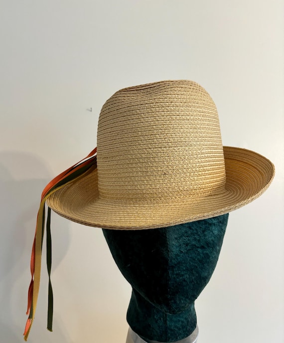1960s Straw Hat Mod style by Adolfo II - Gem