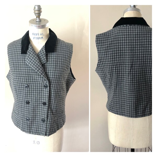 Double Breasted Vest - Etsy