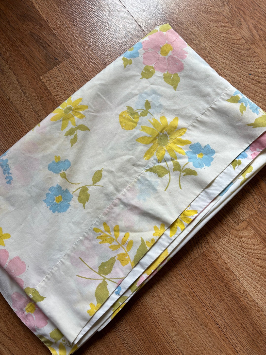 Vintage Floral Sheets for Upcycle Cutter Fabric - Etsy