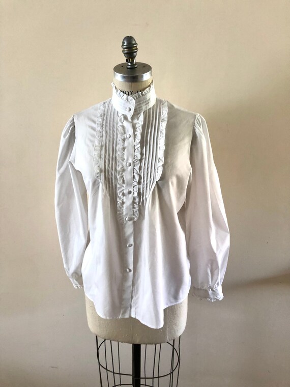 ruffle high neck blouse - Gem