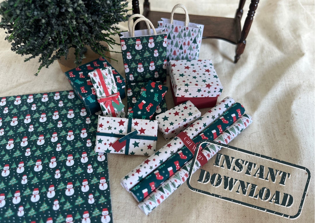 Digital Download - Printable PDF 1/12 Scale Dollhouse Miniature ...