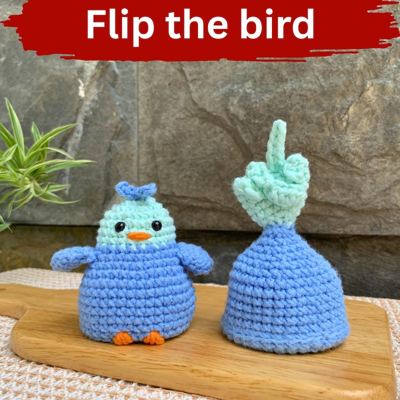 Flip the Bird Crochet Patterns - Etsy