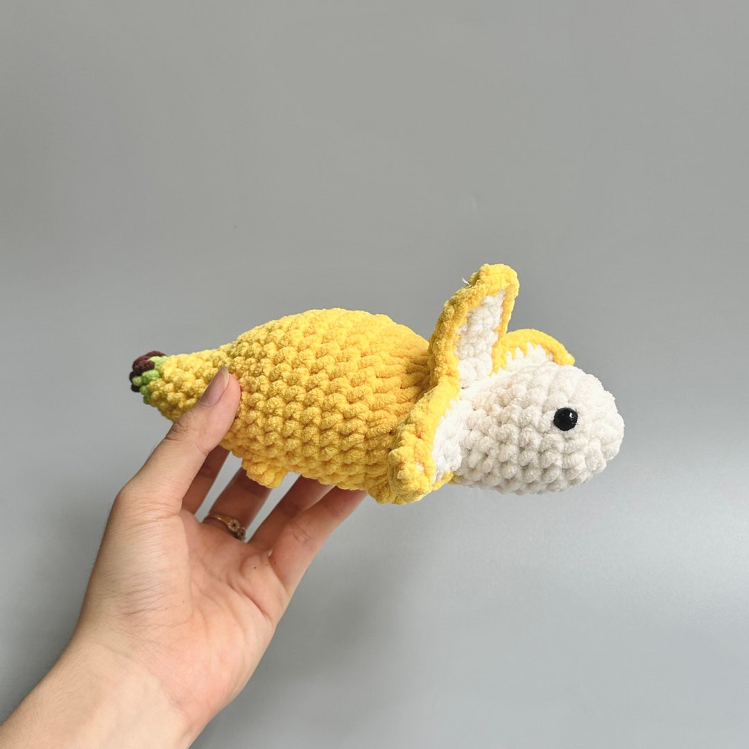 Bananasaurus Crochet Pattern Stegosaurus, No-sew, Cute Dinosaur DIY ...