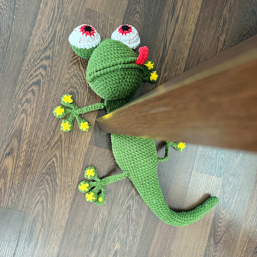 Lizard Crochet Door Stop Pattern: Amigurumi PDF (digital Download) - Etsy