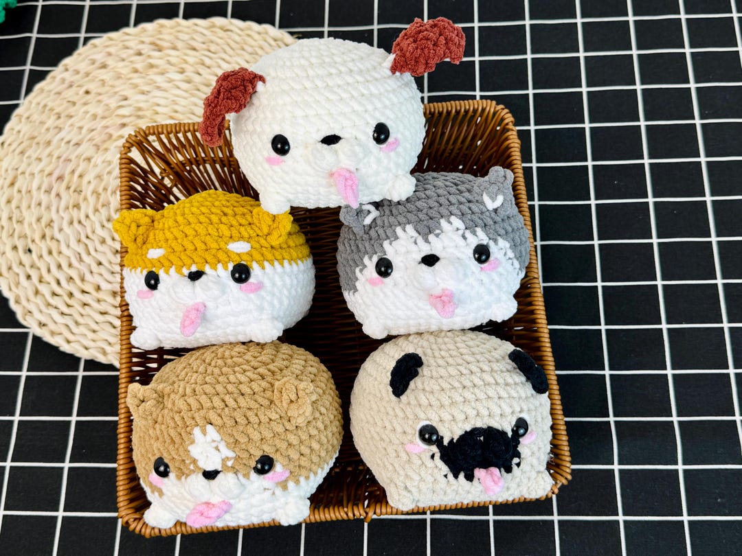Loaf Dog Crochet Pattern Bundle: 5-in-1 Amigurumi, NO SEW (digital PDF ...