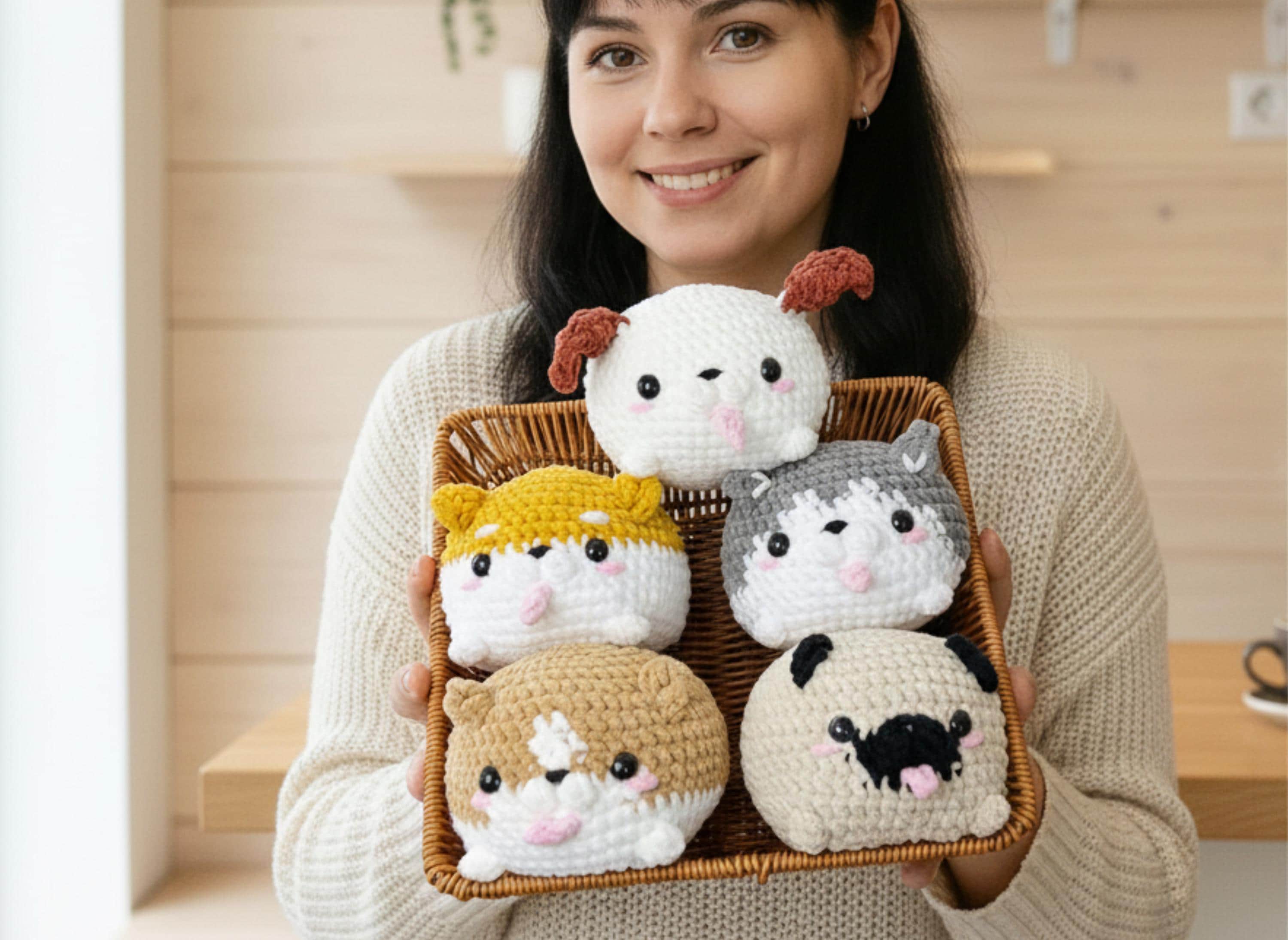 Loaf Dog Crochet Pattern Bundle: 5-in-1 Amigurumi, NO SEW (digital PDF ...