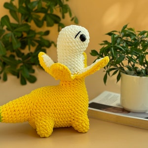 Bananasaurus Crochet Pattern: Dinosaur Plushie (PDF Pattern) - Etsy