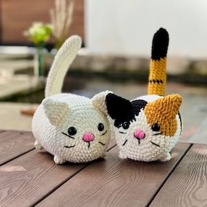 Cute Crochet Cat | Loaf Cat Crochet Pattern | 2 in 1 Crochet Pattern ...