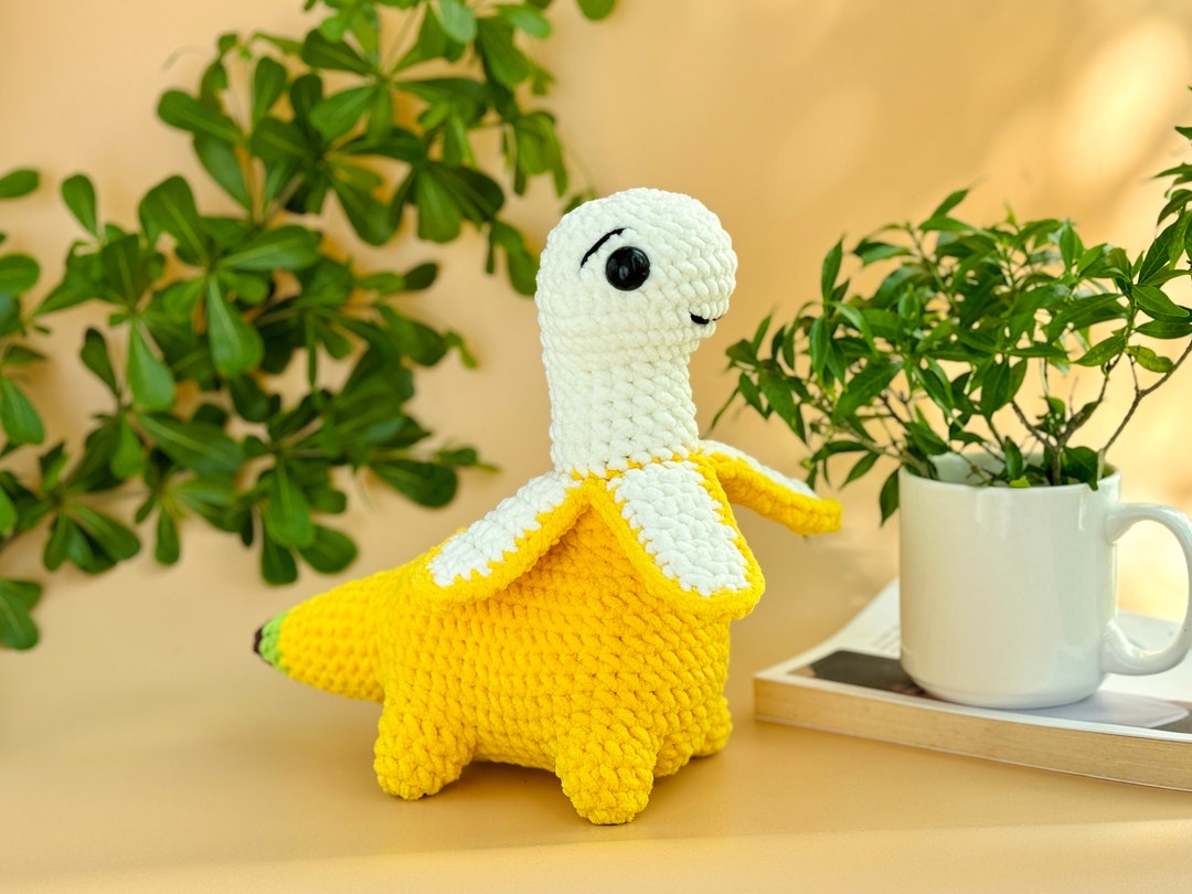 Bananasaurus Crochet Pattern: Dinosaur Plushie (PDF Pattern) - Etsy ...
