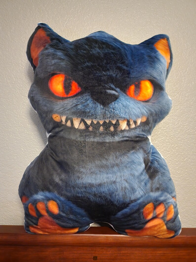 Biodiversity Halloween Werewolf Pillow, Blue Werewolf, Wolves Help ...