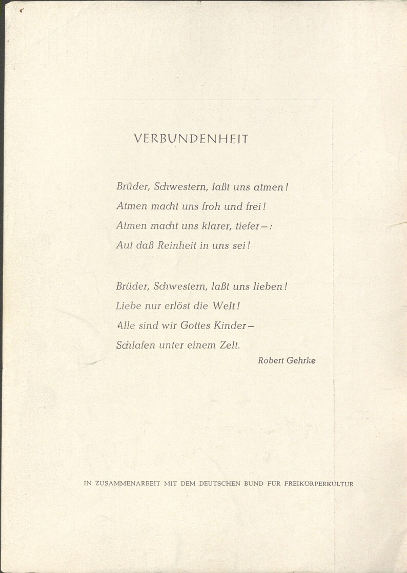 78 FKK Unser Dasein Nudist Magazine. German 1950 - Etsy