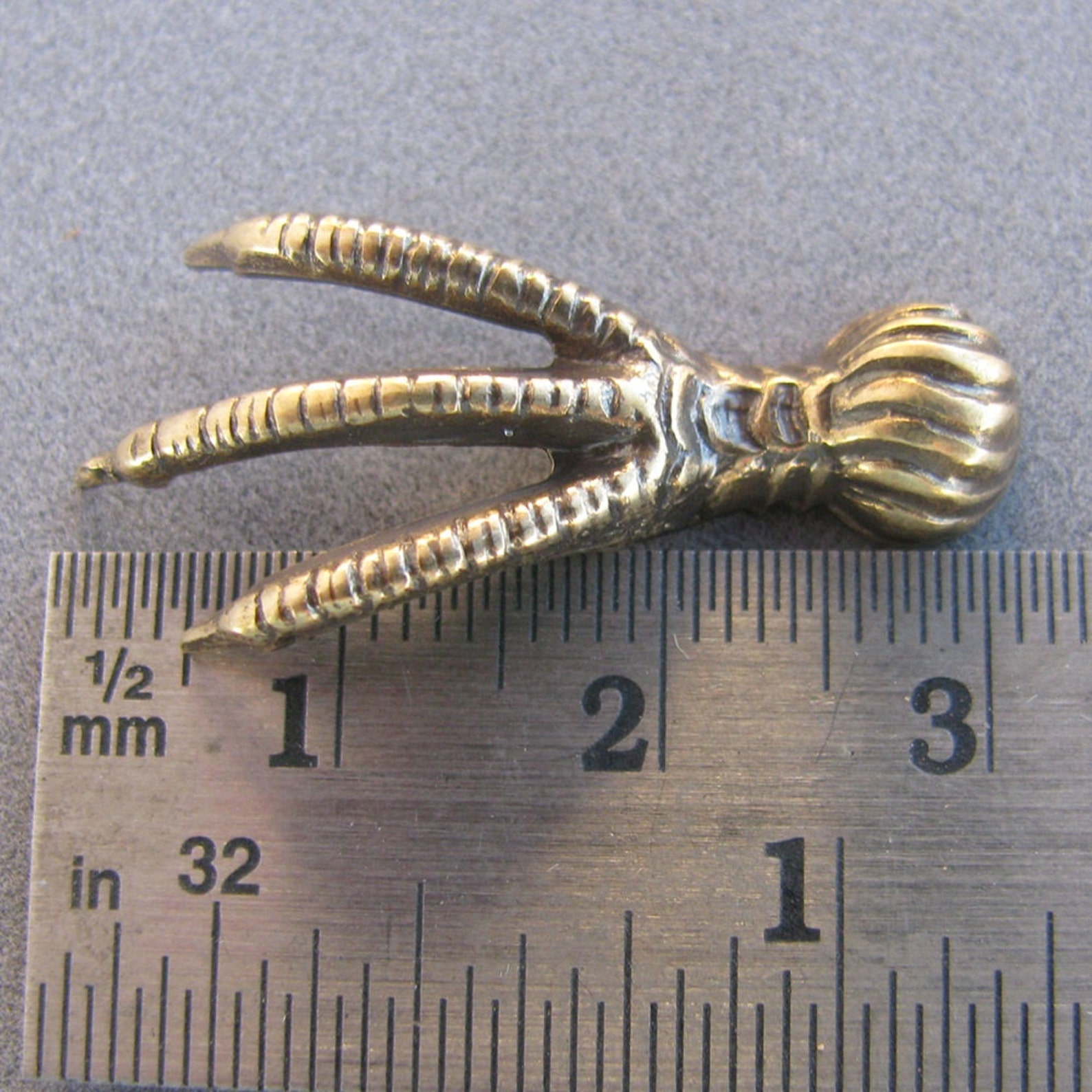 New - Steampunk Avian Bird Claw Talon Large Antique Brass 1264 - 6 ...