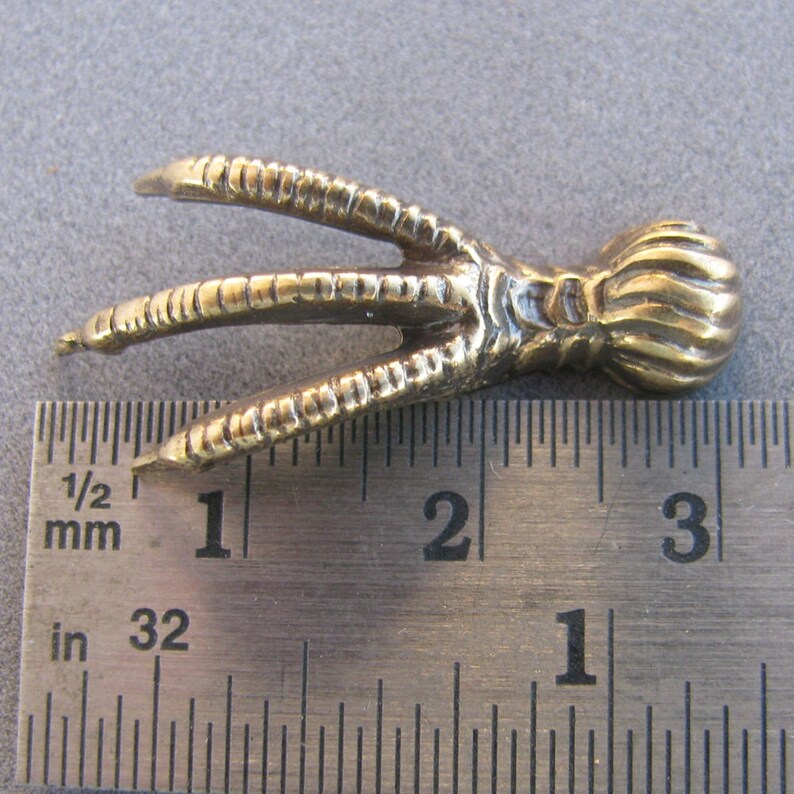 New Steampunk Avian Bird Claw Talon Large Antique Brass 1264 6 Pieces ...