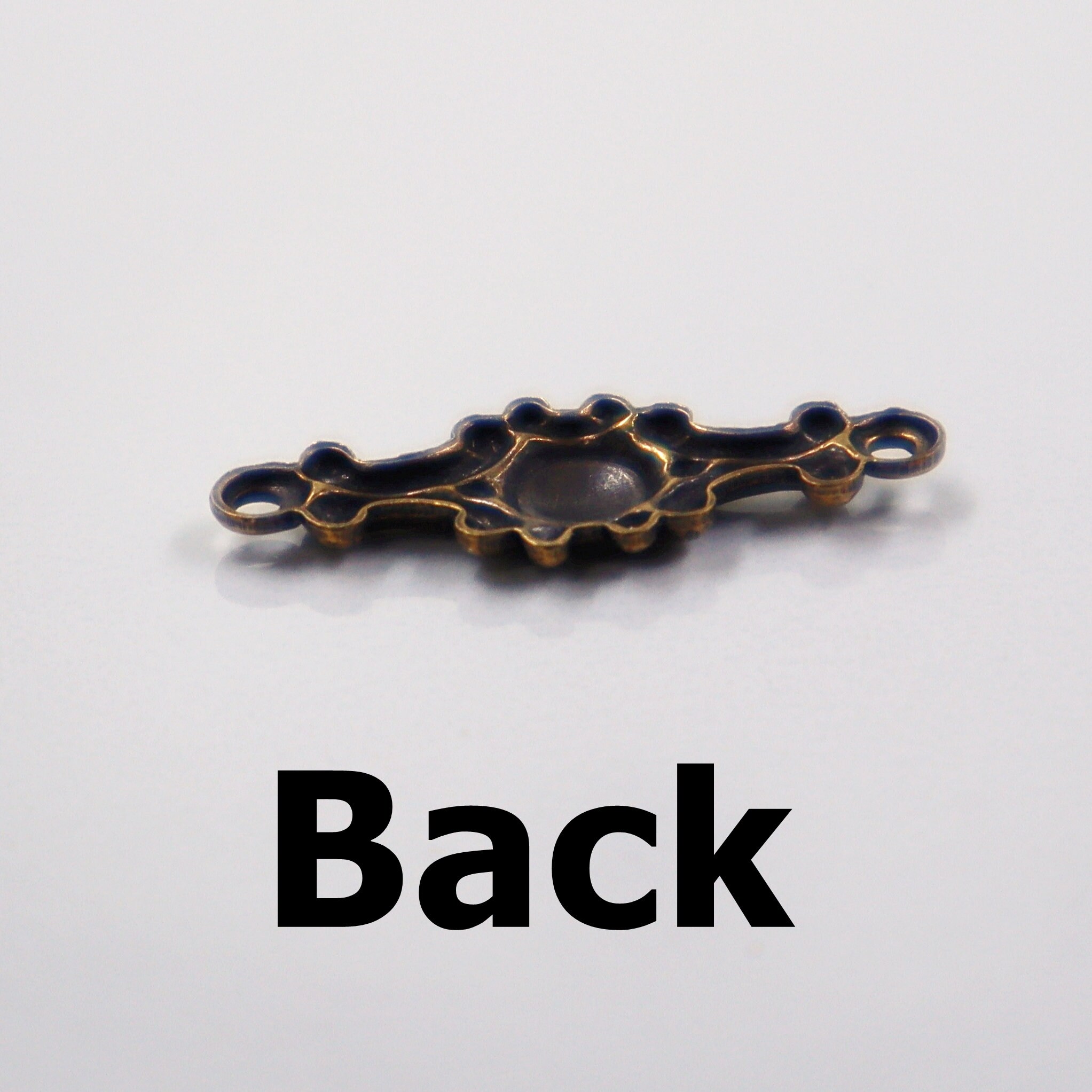 12 Antique Brass 2 Hole Connector Jewelry Findings 157 12 Pieces - Etsy