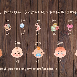 Shaker Phone Case With Shaking Charms, Cute Custom Phone Case, Unique ...