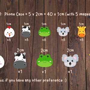 Shaker Phone Case With Shaking Charms, Cute Custom Phone Case, Unique ...