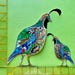 Quail Appliques, Set/2, Iron-on, Tribal Animals, Wildlife, Native ...
