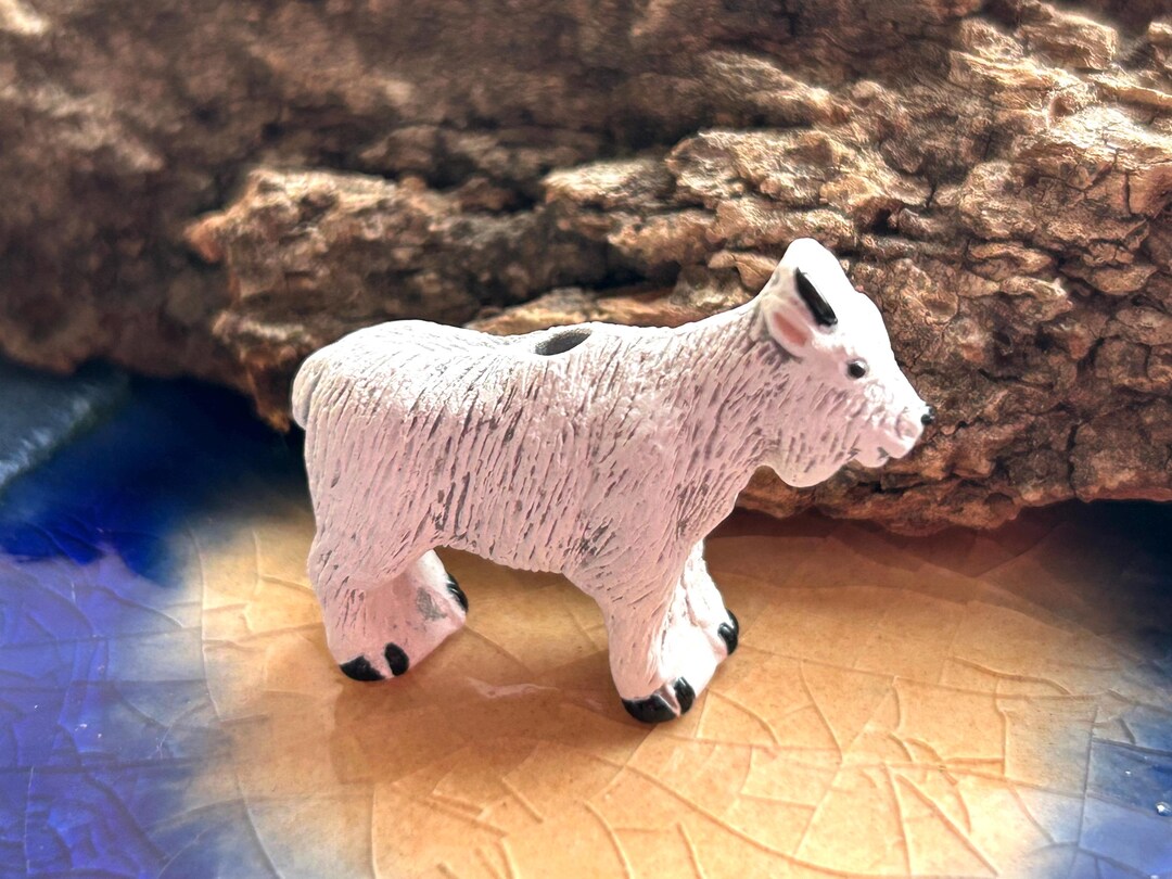 Billy Goat Bead, RARE Peruvian Ceramic Bead, Animal Lovers, Wildlife ...