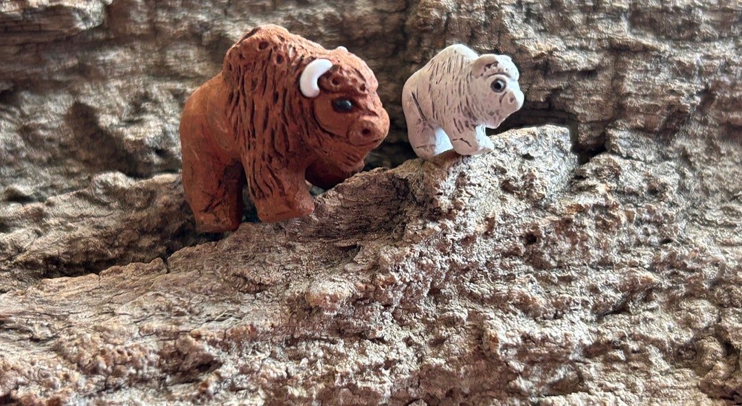 Buffalo Beads, Sacred White Buffalo, Bison Beads, Southwest, Native ...