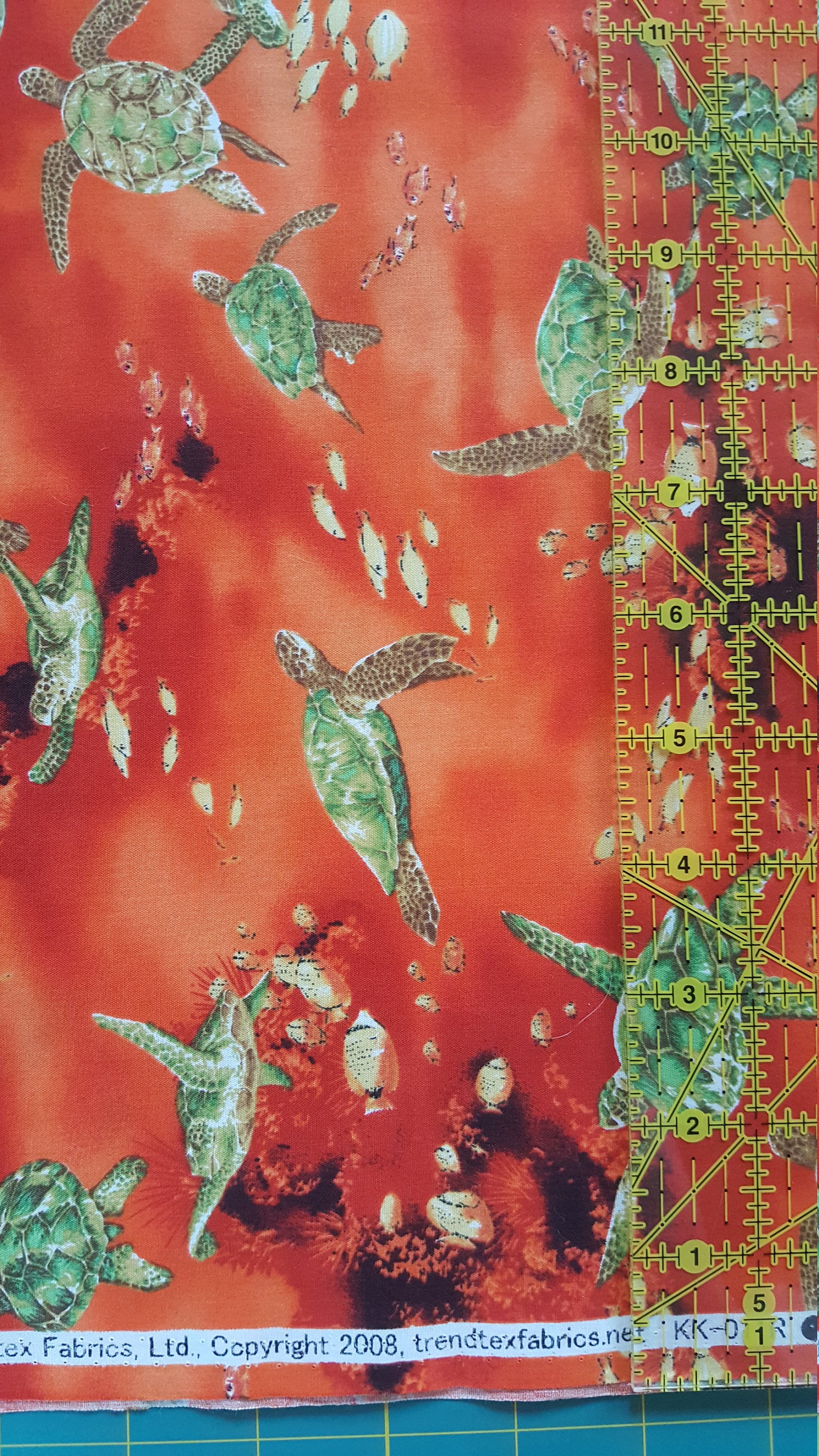 Sea Turtles and Coral and Fish Trendtex Fabrics 2008 | Etsy