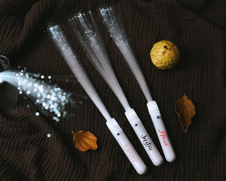 Ersonalized Custom Fiber Optic LED Light Sticks - Ideal Wedding ...