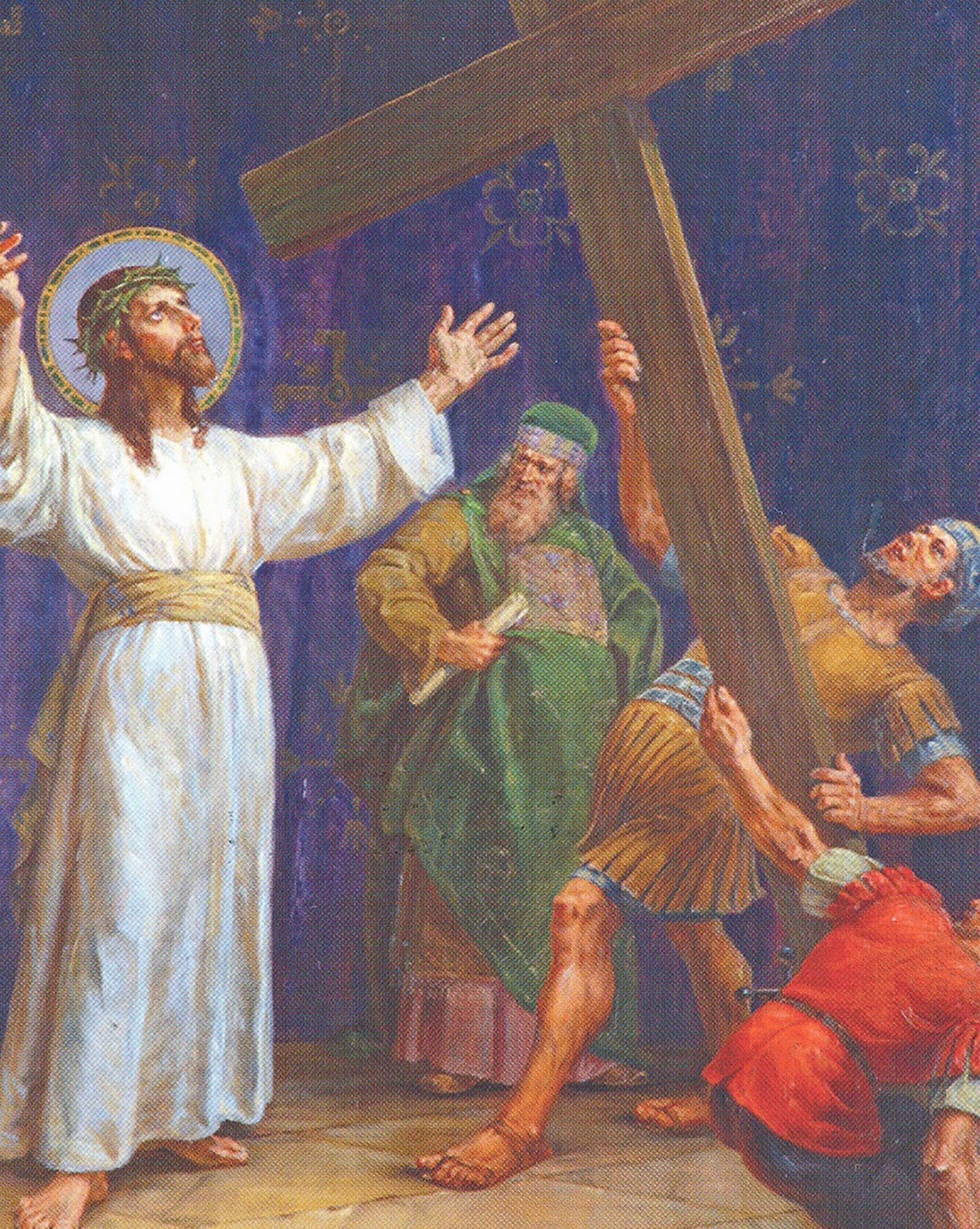 The Way of the Cross V2 Poster Print Art Home Wall Decor Catholic ...