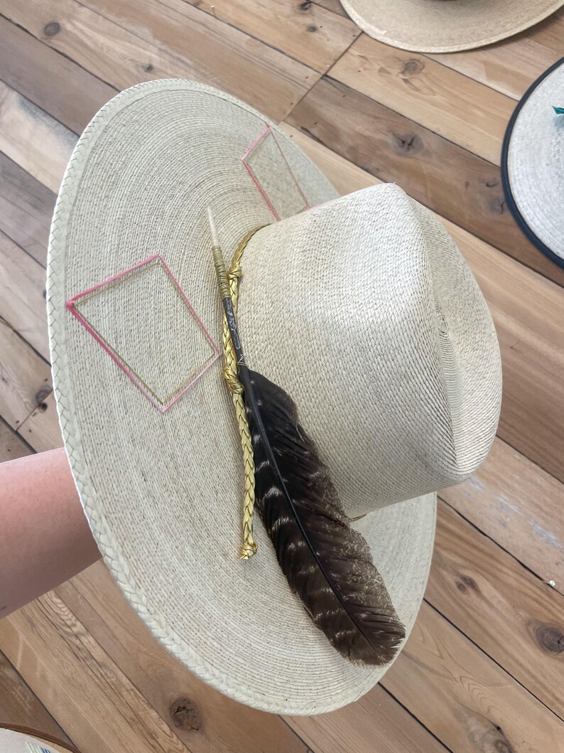 Pink Straw Hat - Etsy