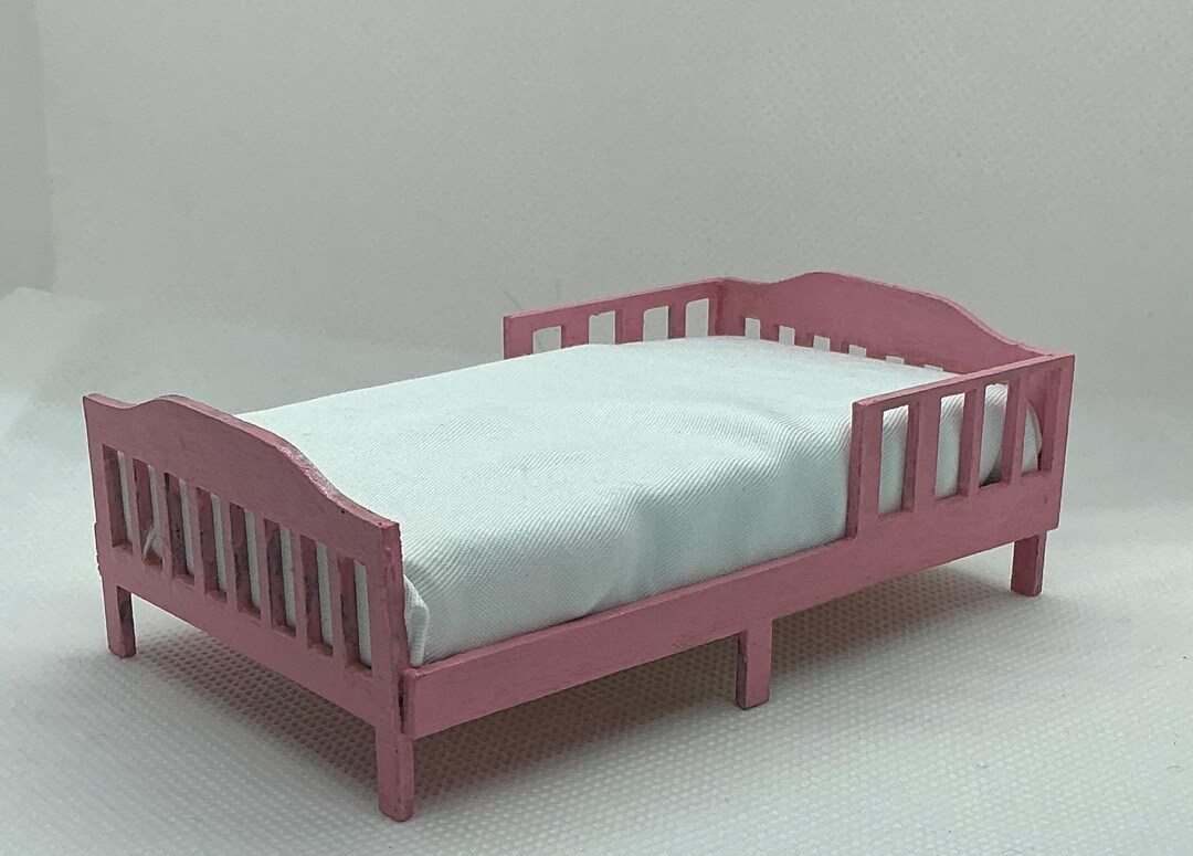 1:12 Small Child’s Bed With Safety Rails Kit - Etsy