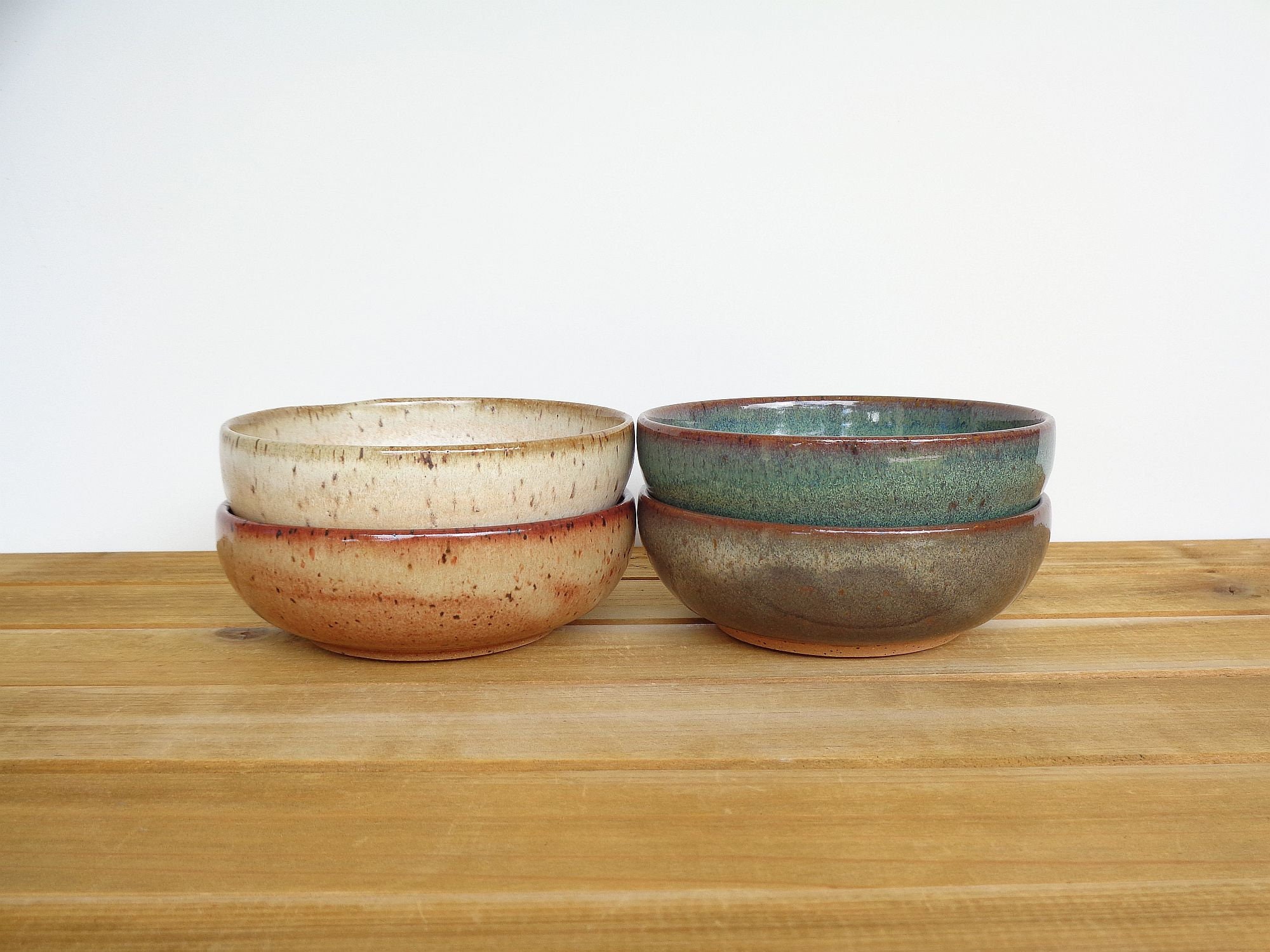 Prep Bowls Stoneware Ceramic Pottery Snack Bowls Instant | Etsy