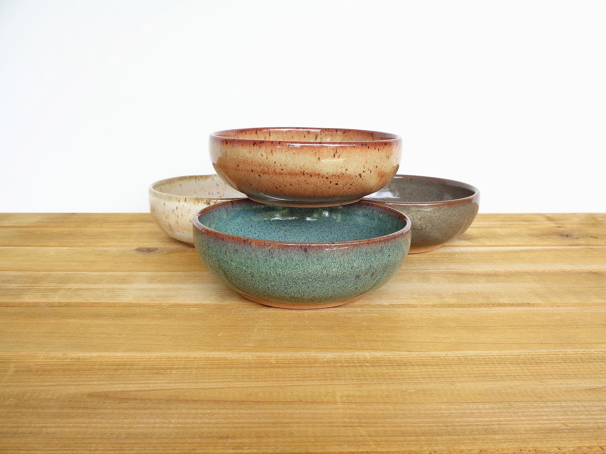 Prep Bowls Stoneware Ceramic Pottery Snack Bowls Instant | Etsy
