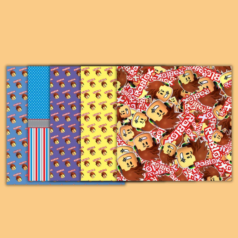 Roblox Girls and Boys PNG Images, PNG Bundle, Digital Stickers, Instant ...