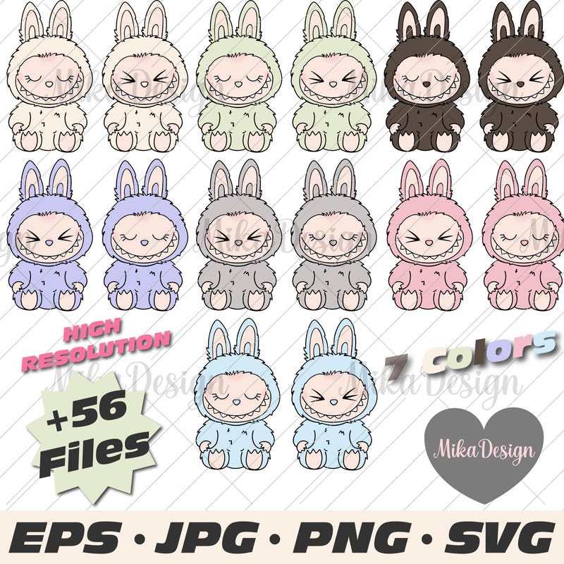 Labubu Vector - Etsy