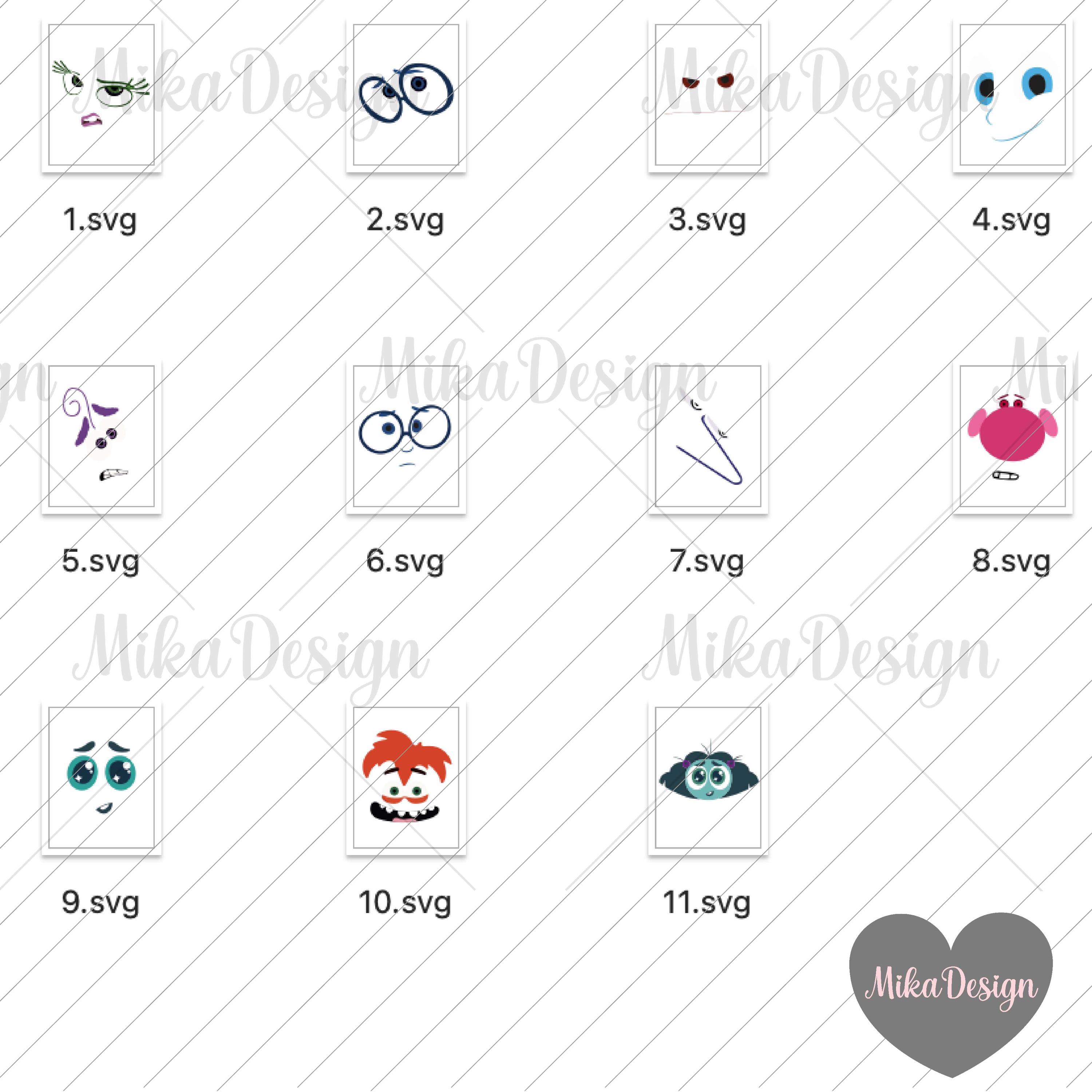 Emotions Faces Cliparts, Emotions Svg, Emotions Tshirt - Etsy