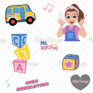 Ms Rachel Cliparts, Ms Rachel SVG, Ms Rachel Tshirt Design, Rachel ...