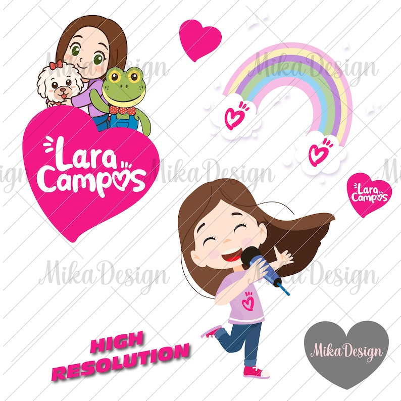 Imágenes prediseñadas de Lara, SVG de Lara Campos, Diseño de cantante ...